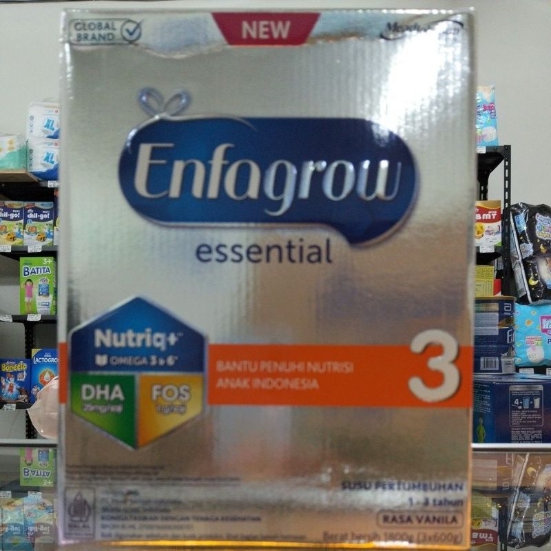 Jual ENFAGROW ESSENTIAL 3, RASA VANILLA (1800 GRAM) | Shopee Indonesia