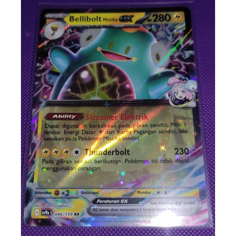 Jual Pokemon Indonesia - BELLIBOLT 'MISTIKA (DOUBLE RARE) | Shopee ...
