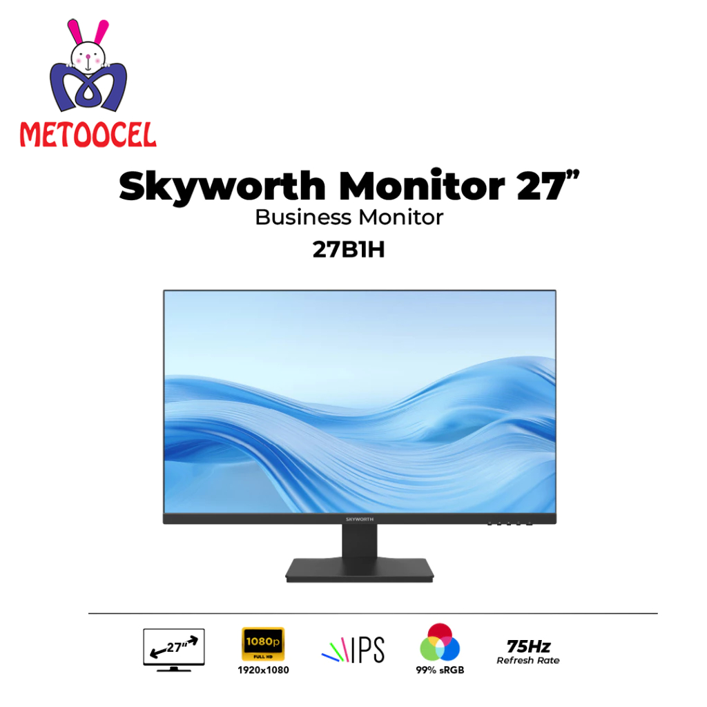 Jual Skyworth Monitor 27 Inch 75HZ 27B1H LED Gaming | Shopee Indonesia