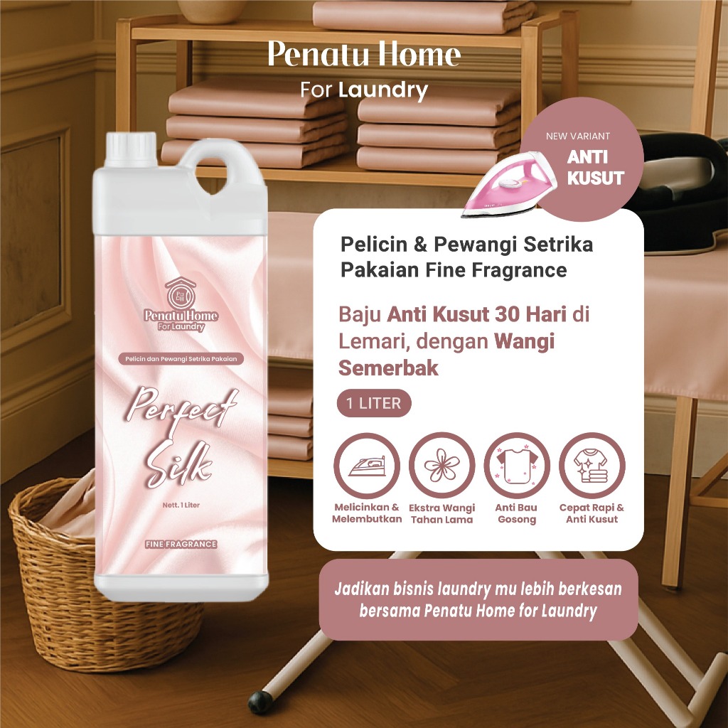 Jual Perfect Silk 1 Liter | Pelicin & Pewangi Setrika Pakaian Fine ...
