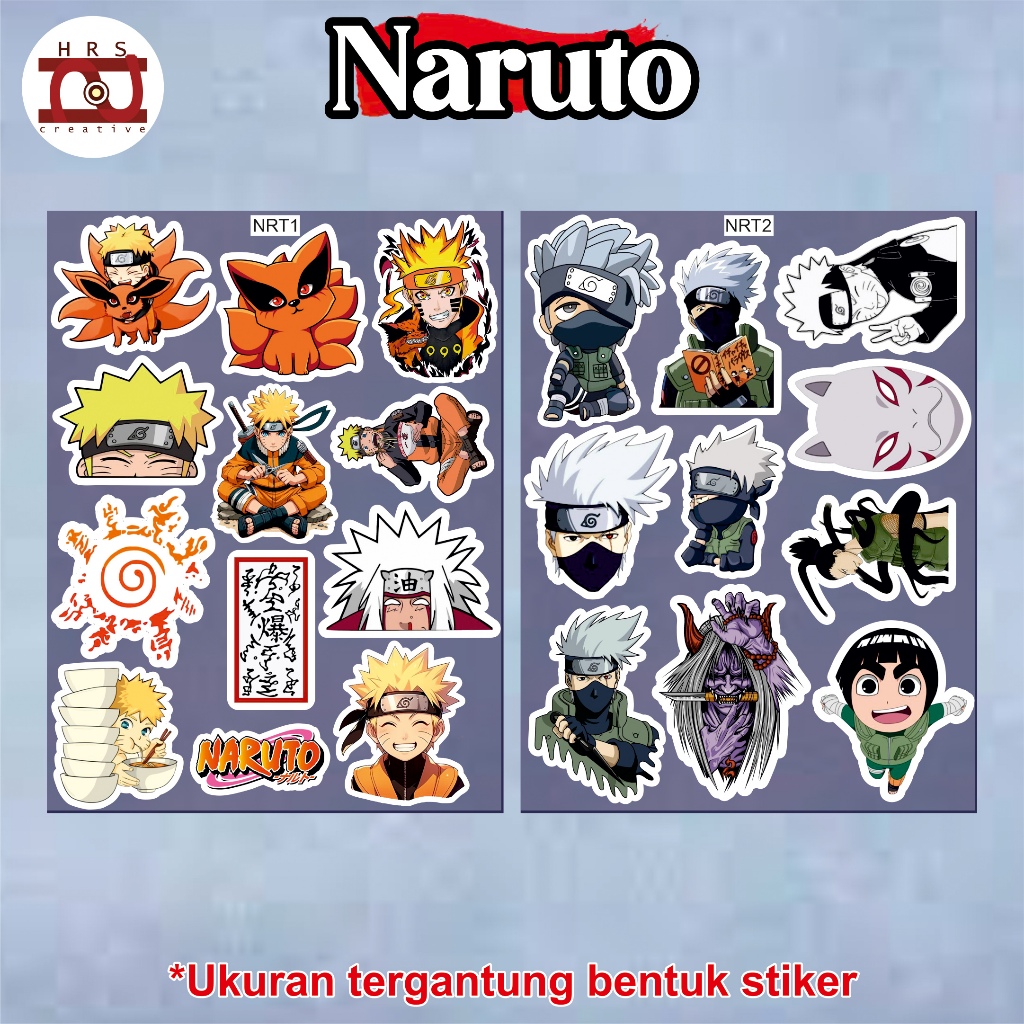 Jual stiker Naruto anime ( scrapbook, coverbook, tumblr, case, laptop ...