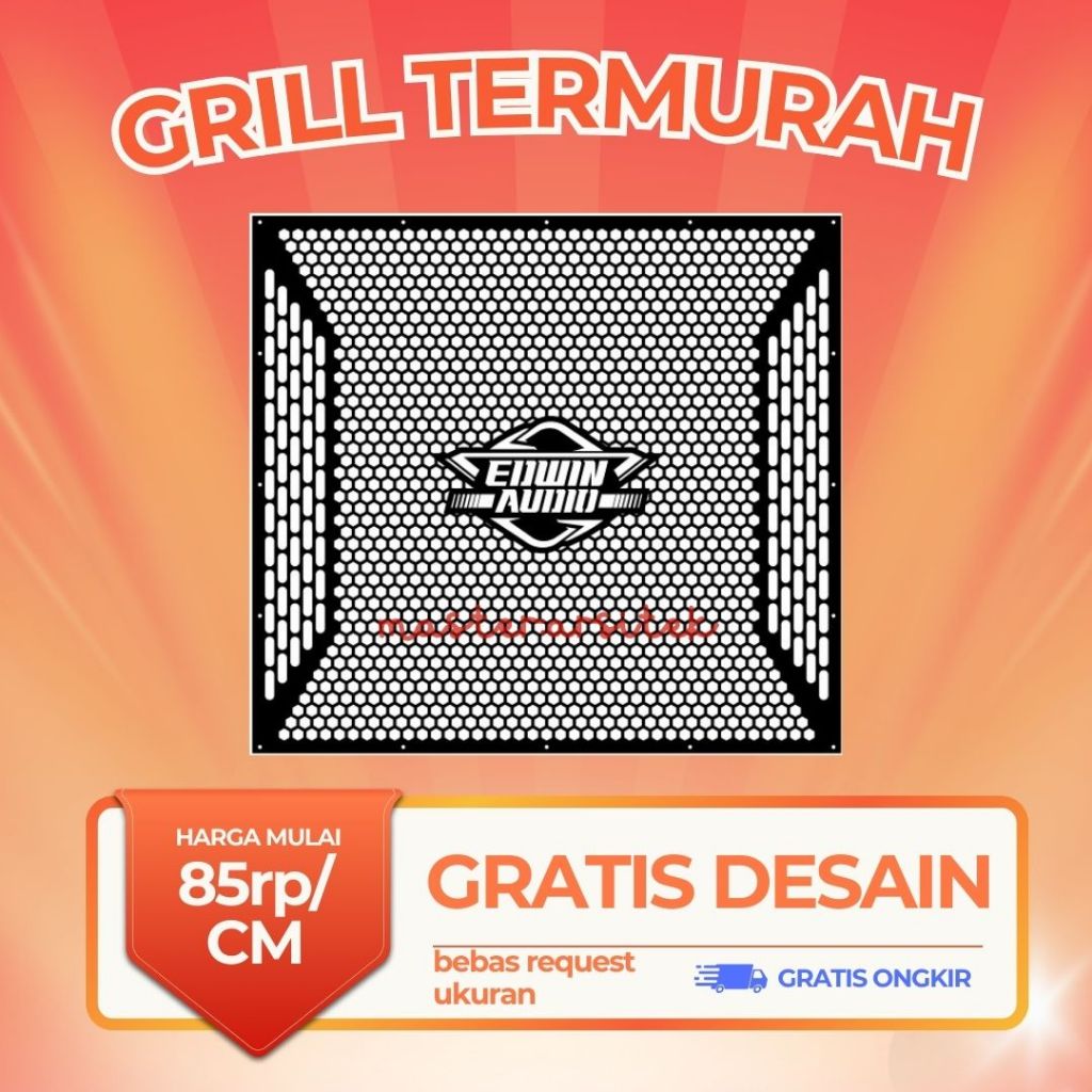 Jual Grill Sound Tutup Box Audio Model Line Array 12 Inch Bebas Model ...
