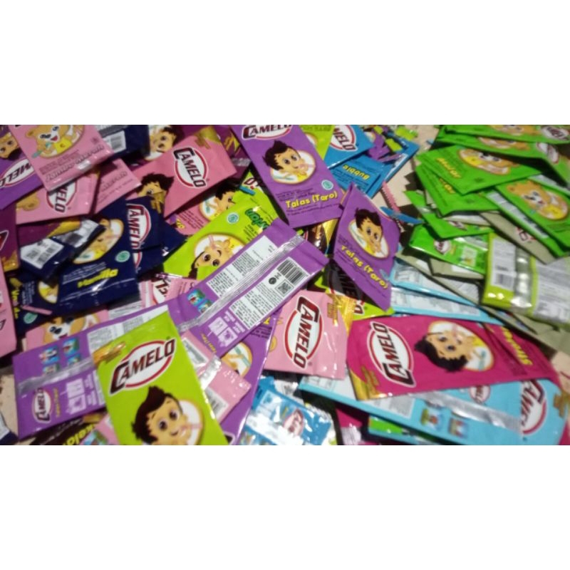 Jual Es Camelo Murah 100 pcs 10renteng Mix Bisa request rasa || Exp ...