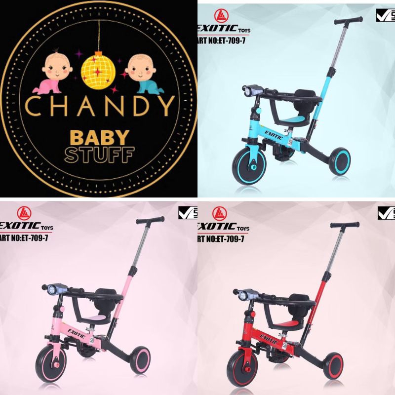 Jual BALANCE BIKE EXOTIC / SEPEDA RODA TIGA BALANCE BIKE EXOTIC 6 IN 1 ...