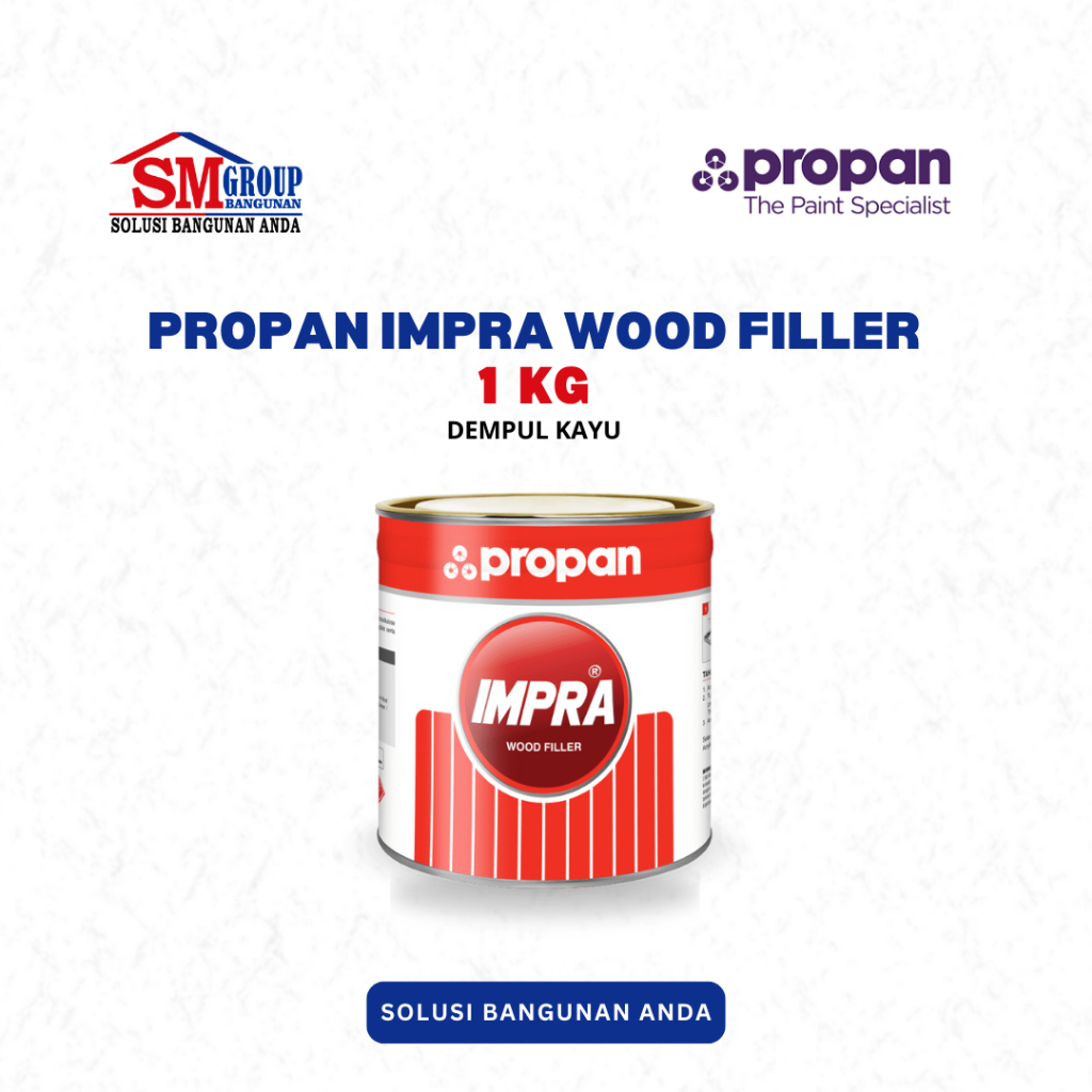 Jual Dempul Kayu PROPAN IMPRA WOOD FILLER 1KG | Shopee Indonesia
