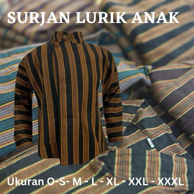 Jual Surjan Solo Jogja lurik ANAK | Shopee Indonesia