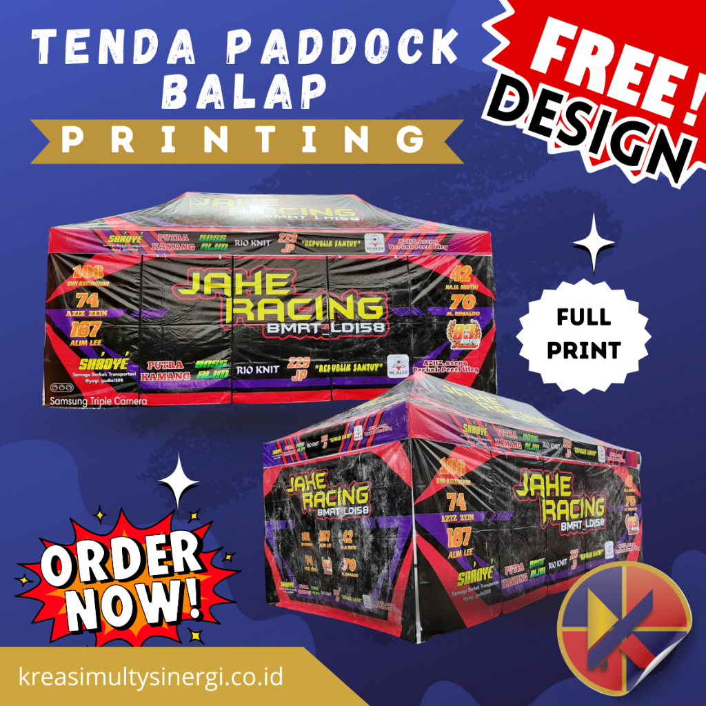 Jual Tenda Lipat/paddock/Balap 3x3 m , 3x4,5 m ,3x6 m full dinding ...