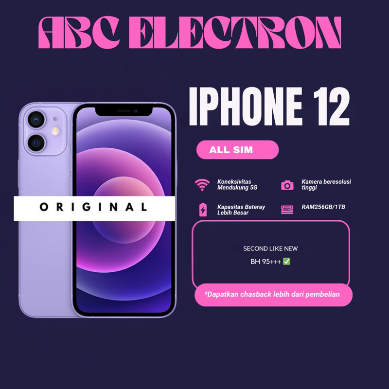 Jual IP 12 inter Normal 64GB 128GB 256GB Second Bekas | Shopee Indonesia