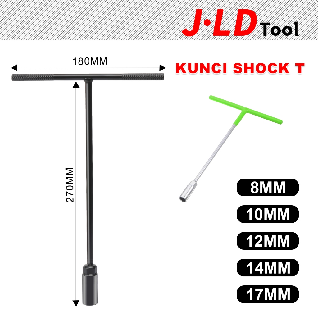 Jual JLD Kunci Sock T / Shock Key / Socket Wrench /T Type Wrench/ CR-V ...