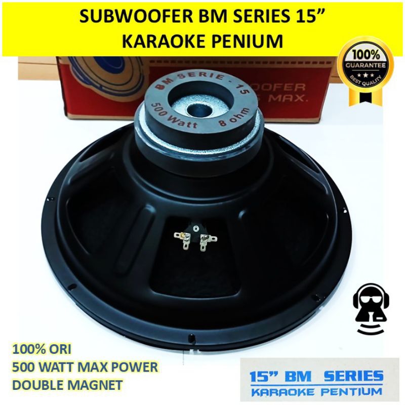 Jual Speaker Subwoofer 15 Inch BM SERIE 15in 15" Karaoke Pentium Double Magnet 500 Watt 500W ...