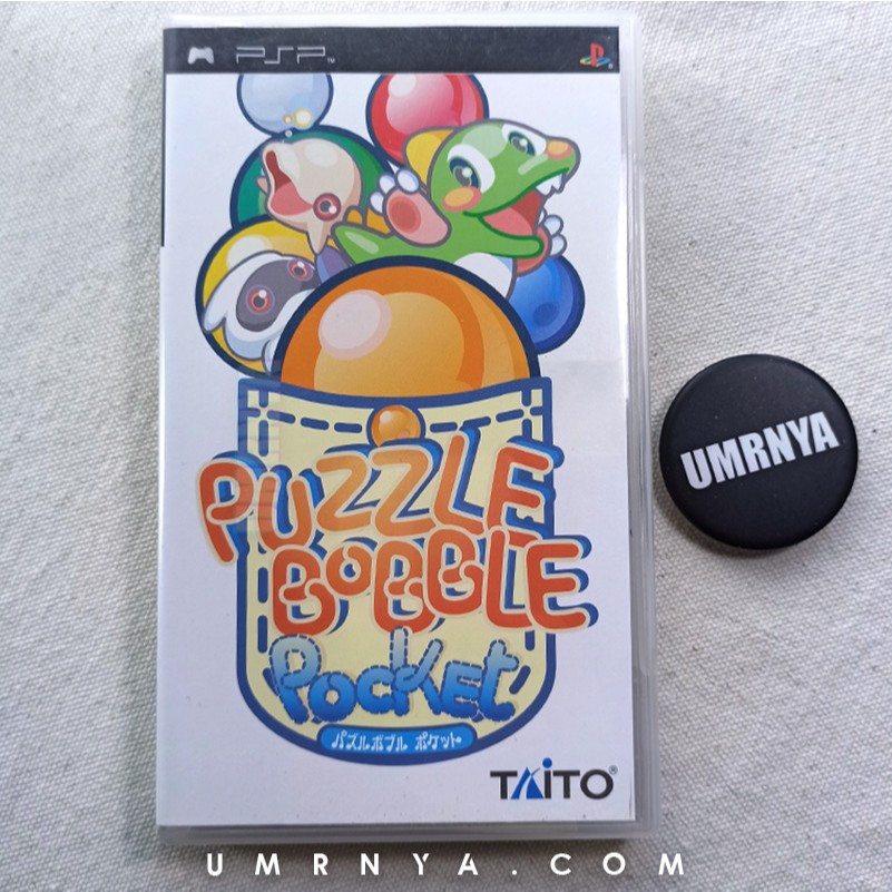 Jual PSP UMD Kaset Puzzle Bubble Bobble Pocket Disk Game CD PS ...