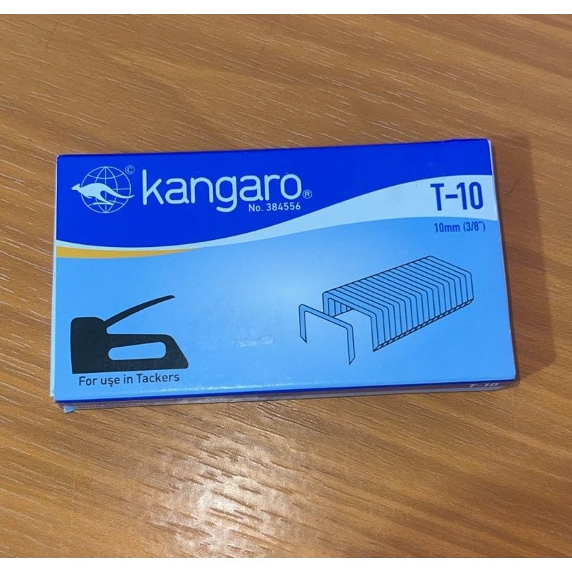 Jual Isi Staples Tembak T-10 = 10mm (3/8") KANGARO (1 pcs) | Shopee ...
