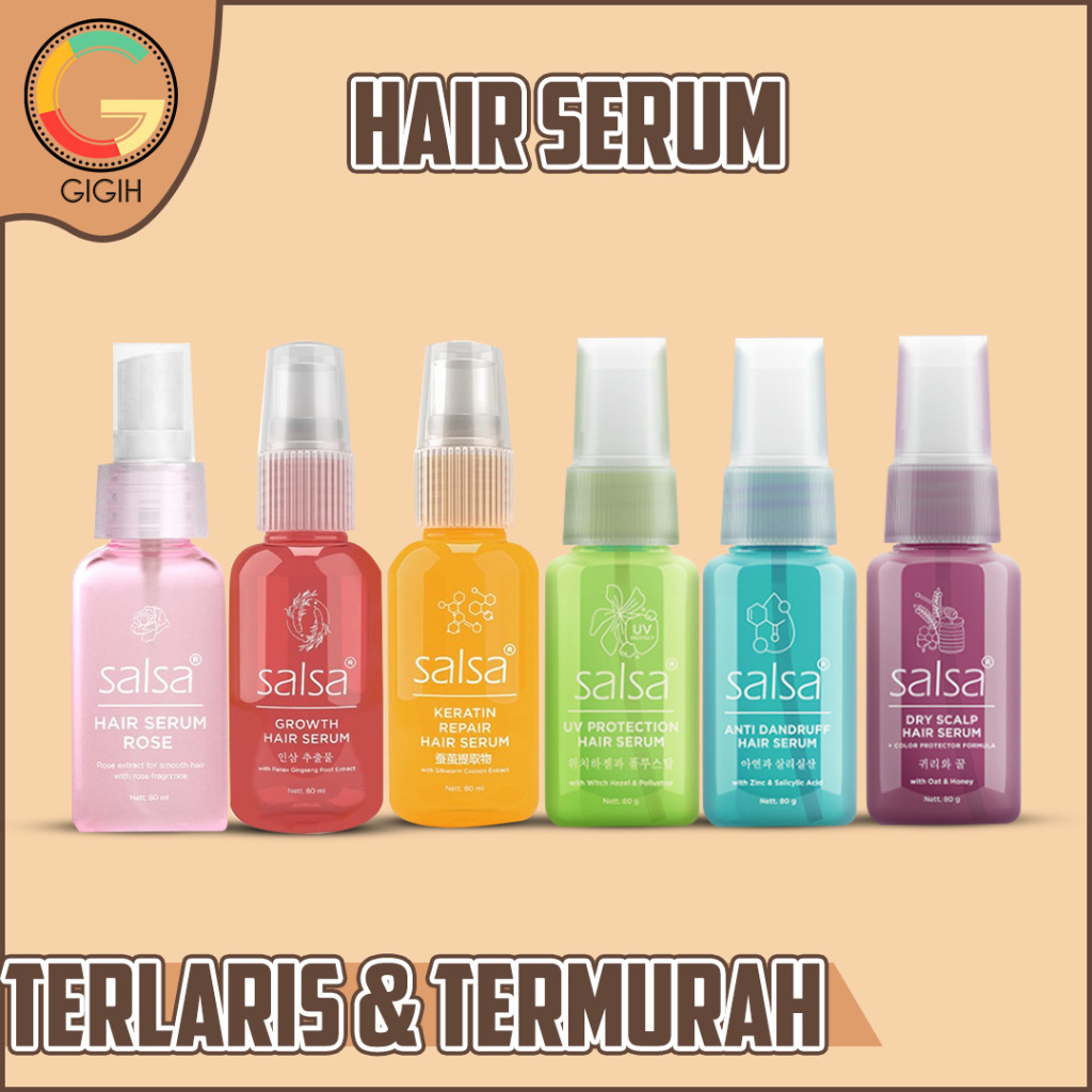 Jual SALSA HAIR SERUM / PERAWATAN RAMBUT SPRAY 85ML ( READY SEMUA ...
