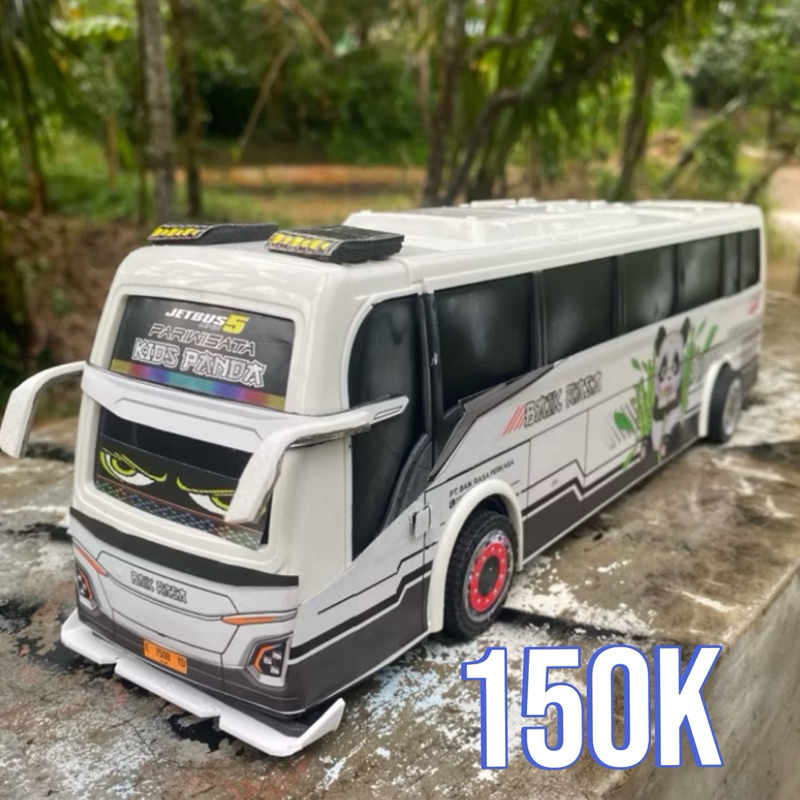Jual Miniatur Bis Plastik RKC Baik Rasa Kids Panda modifikasi level 1 ...