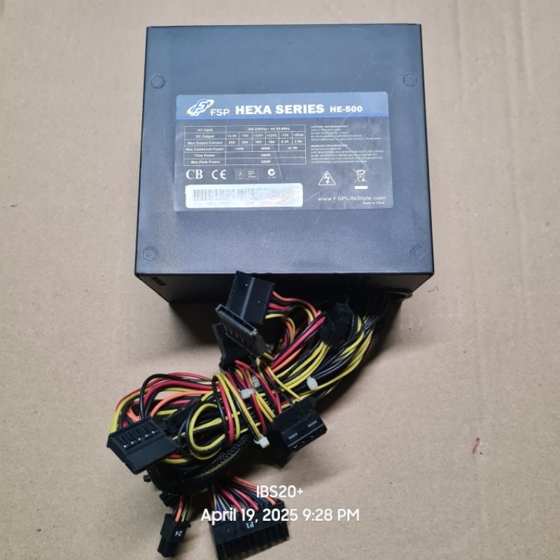 Jual PSU FSP HEXA SERIES HE 500W | Shopee Indonesia