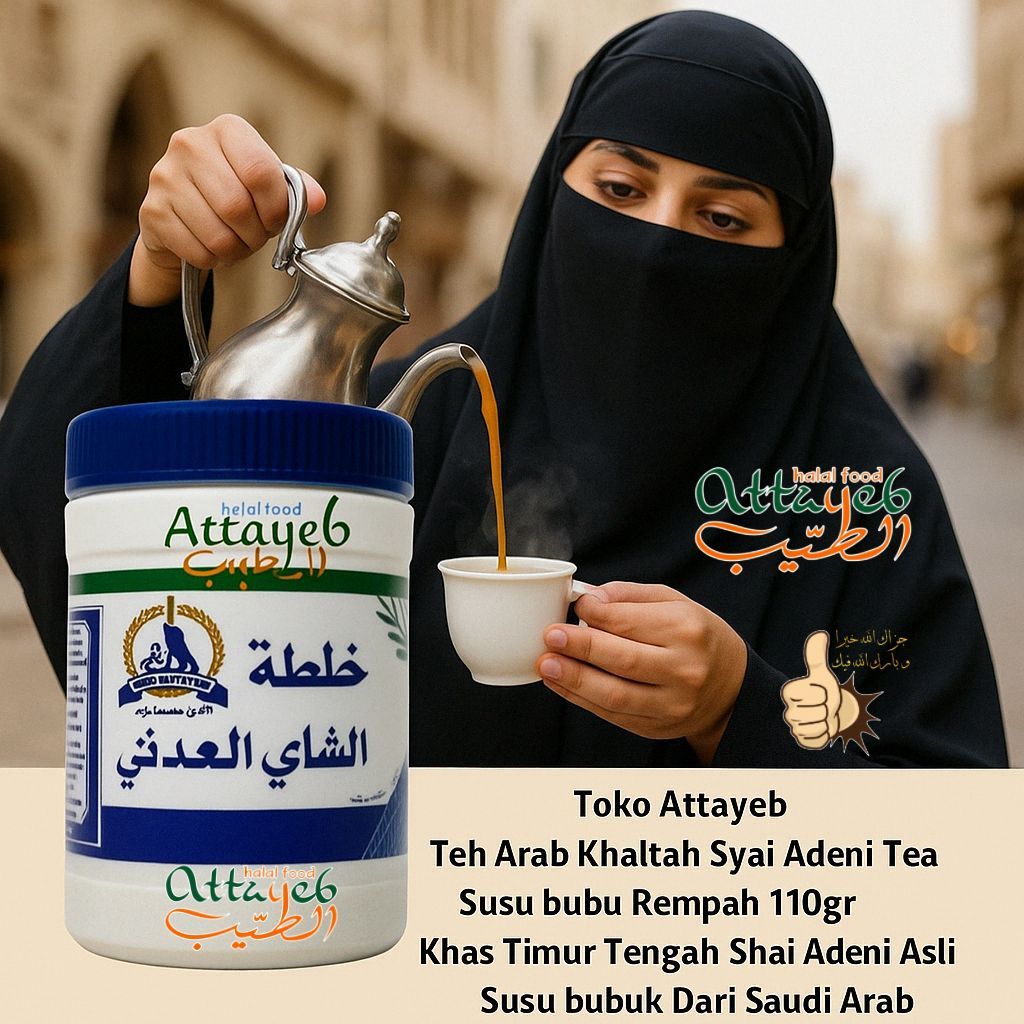 Jual Teh Arab Khaltah Syai Adeni Tea Susu bubu Rempah 110gr Khas Timur ...