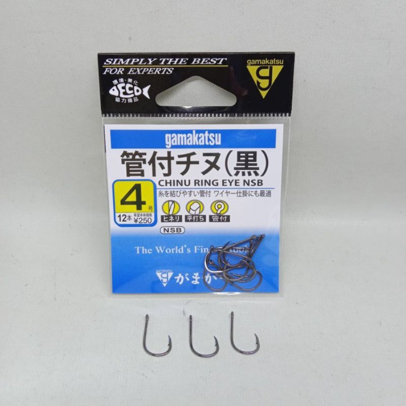 Jual Kail Pancing Gamakatsu Chinu Ring Eye NSB Made in Japan 1 Original Kuat Tajam | Shopee ...