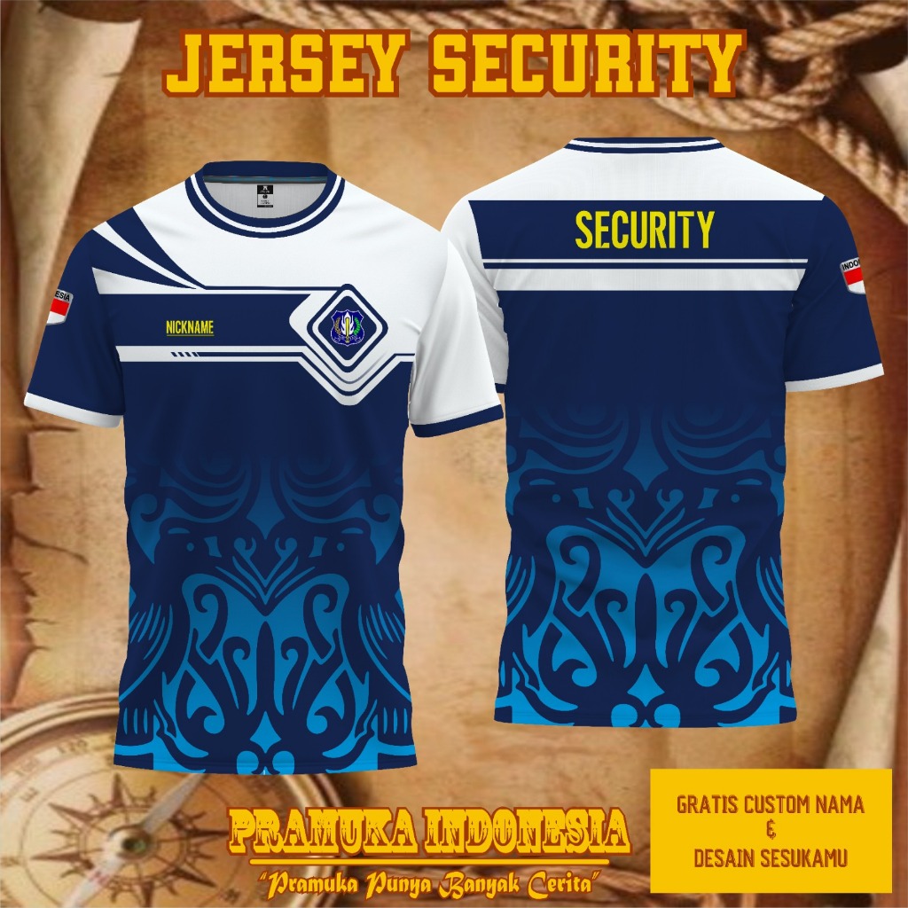 Jual Jersey SECURITY SATUAN PENGAMANAN - Motif Batik. Berbahan Dry Fit ...