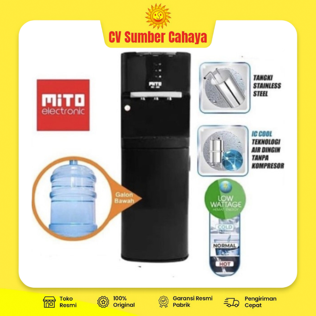 Jual MITO Dispenser Galon Bawah Hot Cool Normal MD-666 Bottom Load ...
