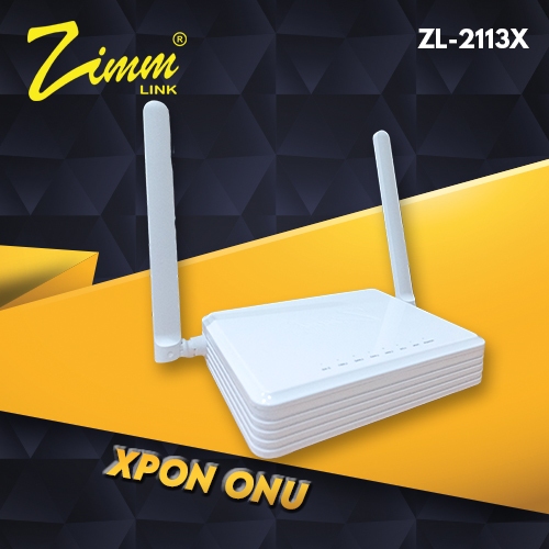 Jual ZIMMLINK XPON ONU ZL-2113X Support EPON & GPON ONT 1GE 3FE 2,4G ...