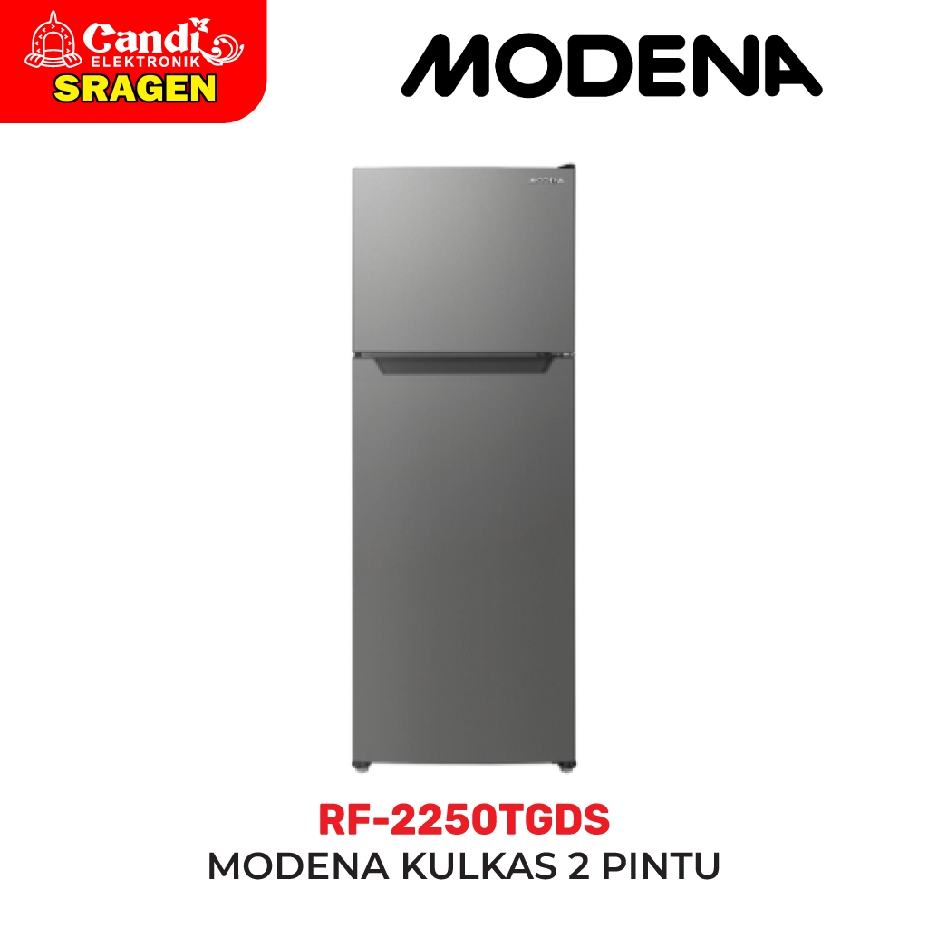 Jual MODENA Kulkas 2 Pintu 225L - RF-2250TGDS | Shopee Indonesia