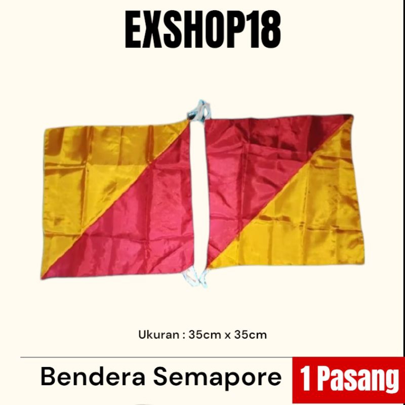 Jual Bendera Semapore Pramuka Sepasang / Bendera Semapore | Shopee ...
