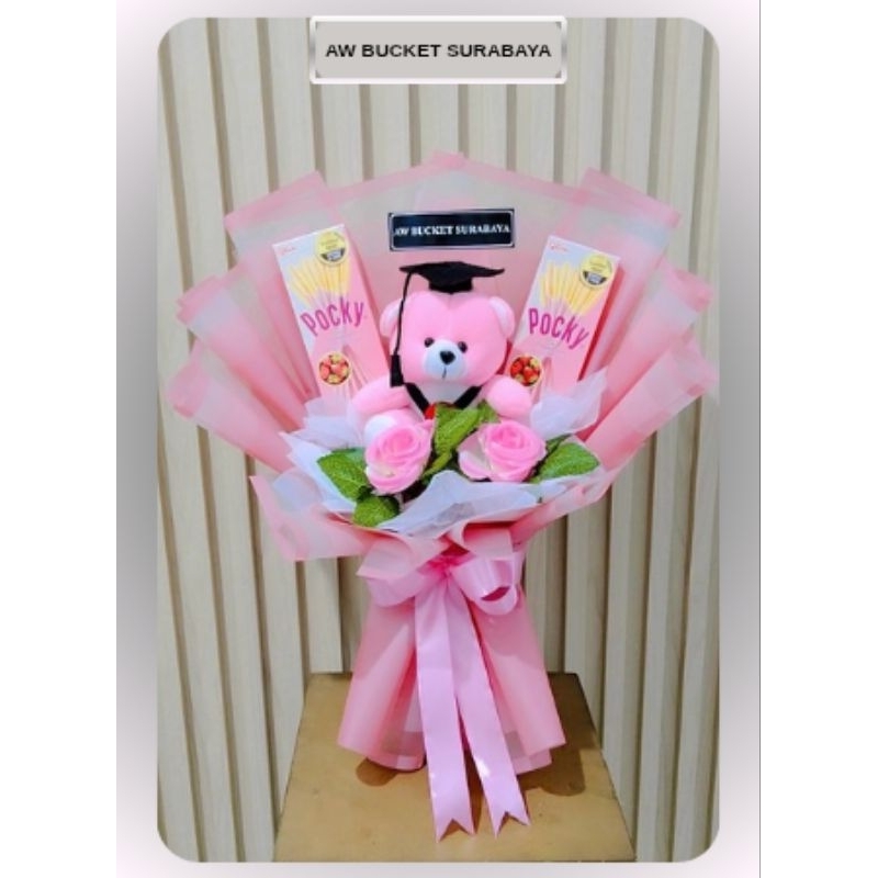 Jual BUCKET WISUDA LUCU / BUCKET POCKY CUSTOM/ BUCKET WISUDA SURABAYA ...