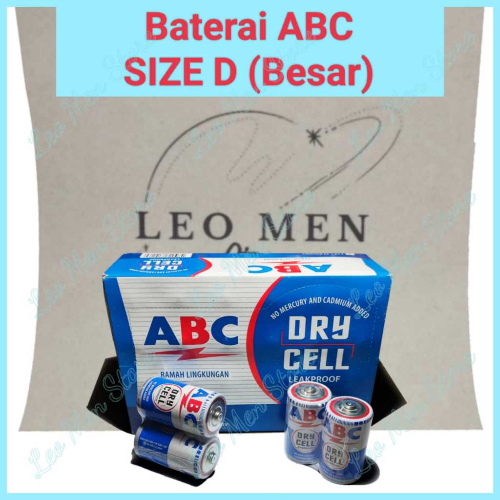 Jual Baterai ABC Besar~Baterai ABC Biru~Baterai ABC size D~ABC DRY CELL ...