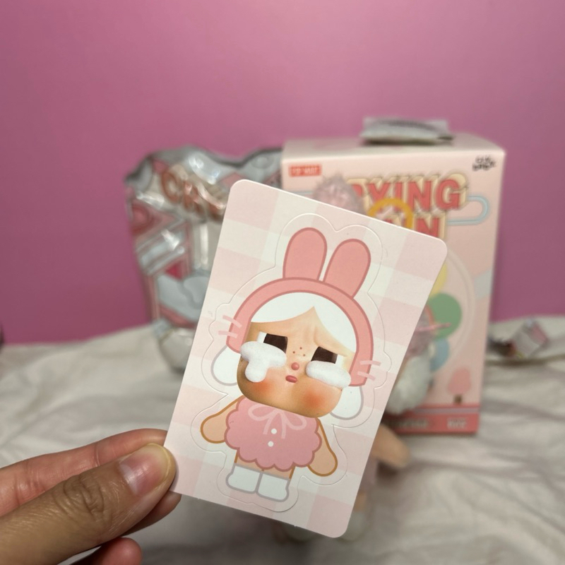 Jual NEW Original Popmart Pop Mart Crybaby Cry Baby Crying Again Pink ...