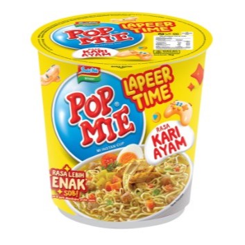 Jual Pop Mie Lapeer Time Mi Instan Cup Kari Ayam 75 g | Shopee Indonesia