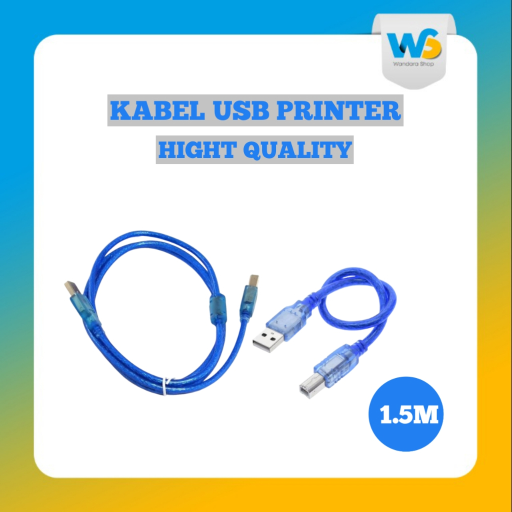 Kabel USB Printer Stabil & Tahan Lama