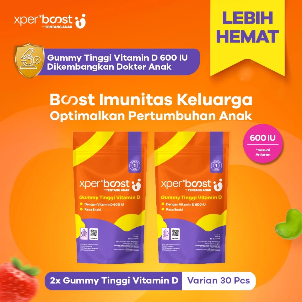 Jual Expert Boost - Bundling 2 Pouch Gummy Vitamin D 600 IU Anak dan ...