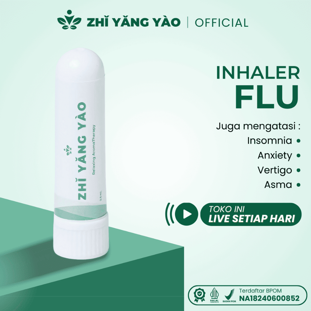 Jual ZHI YANG YAO Inhaler Pengganti Flu Pilek Aromaterapi Atasi Demam ...