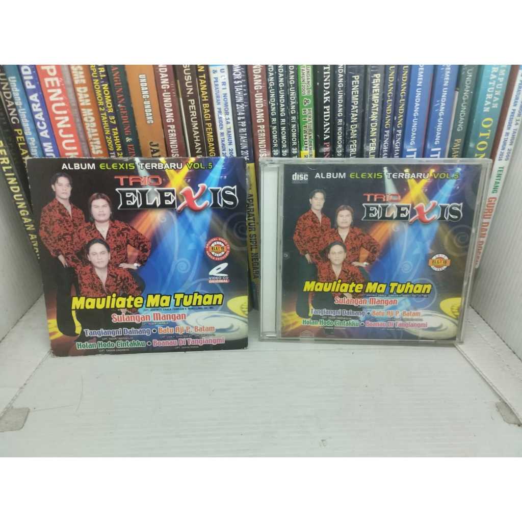 Jual CD DAN VCD MUSIK POP BATAK ORIGINAL | ALBUM TERBARU VOL. 5 | TRIO ELEXIS | Shopee Indonesia