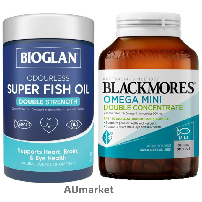 Jual Bioglan Odourless Super Fish Oil Double Strength 200 Capsules or ...