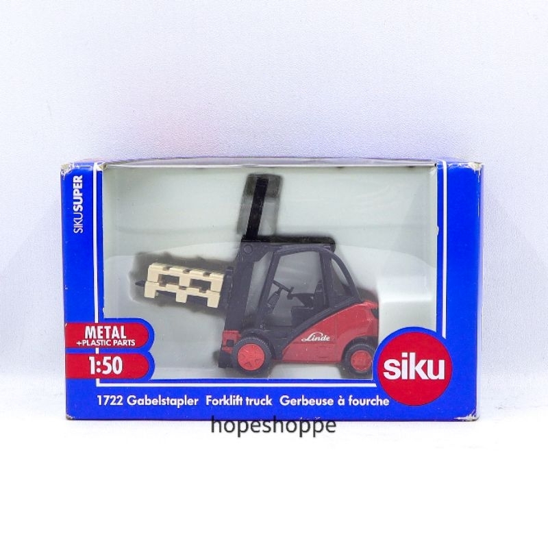 Jual Diecast Construction Siku Super 1722 Forklift Truck Original ...