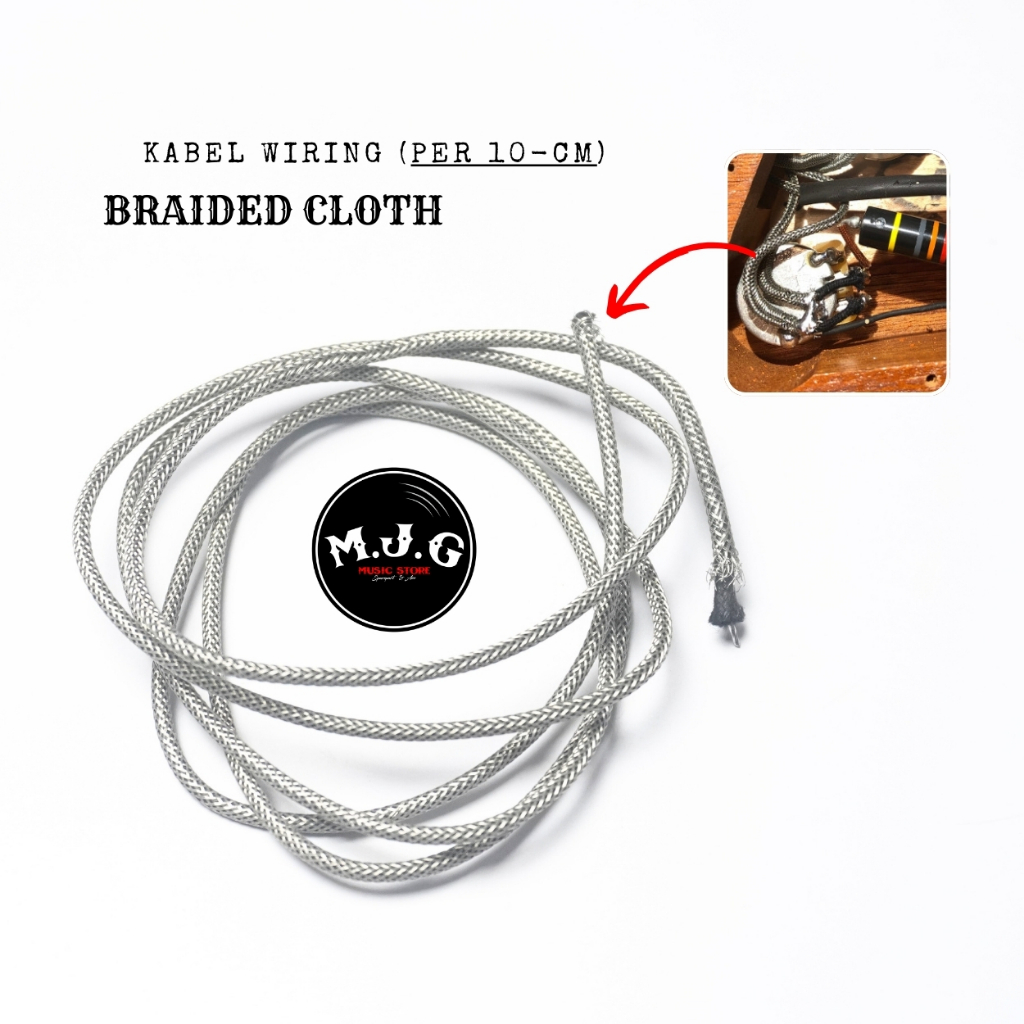 Jual kabel wiring gitar dan bass braided USA spec high end | Shopee ...