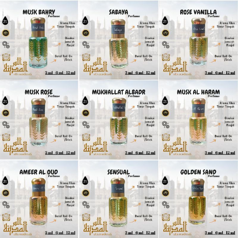 Jual Parfum Arab Saudi Original 100 % KSA 6 Ml Parfum Terbaik Buat ...