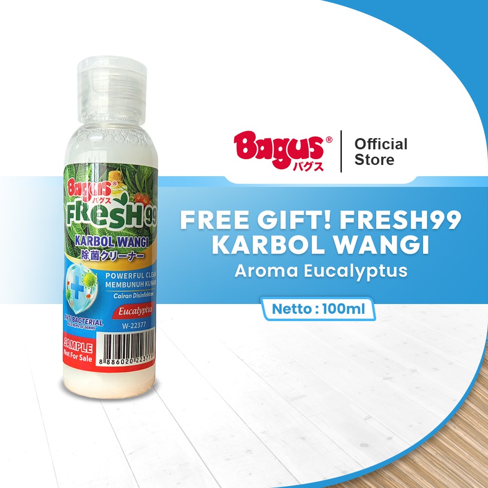 Jual Free Gift - Bagus Fresh 99 Karbol Botol 100 mL - Cairan Pembersih ...