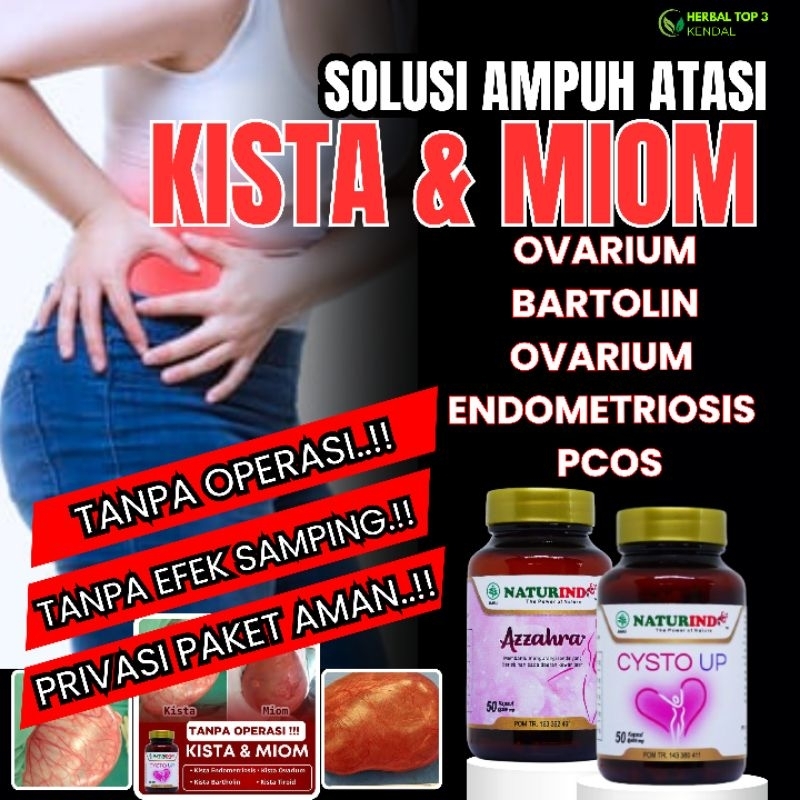 Jual Obat Kanker Kista Miom Bartholin Ovarium Kista Endometriosis Detox ...