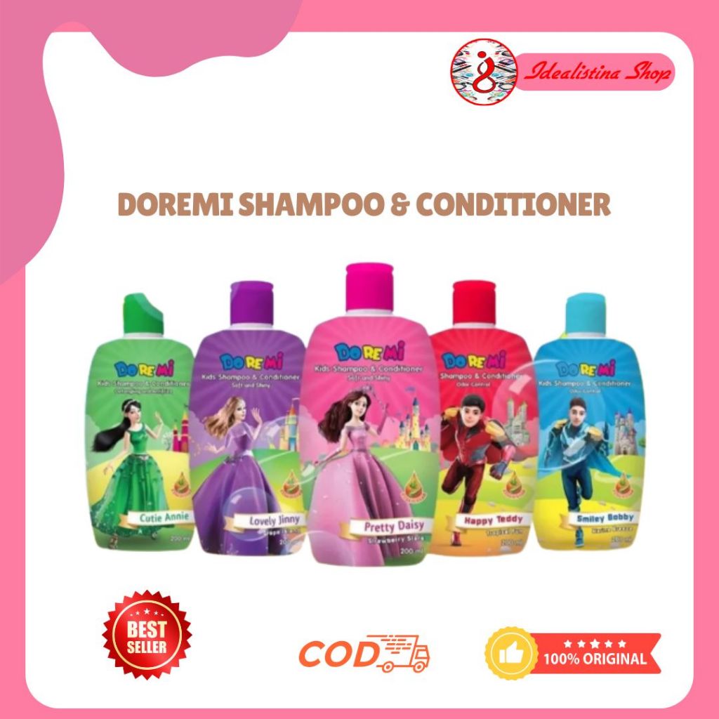 Jual Doremi Shampoo Pretty & Conditioner | Shopee Indonesia
