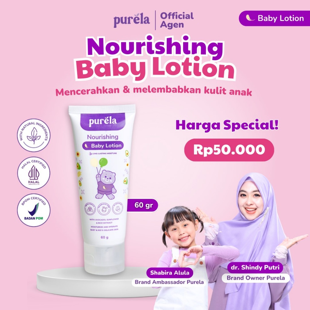 Jual PURELA Skincare Baby Body Lotion Vitamin Handbody Bayi dan Anak ...
