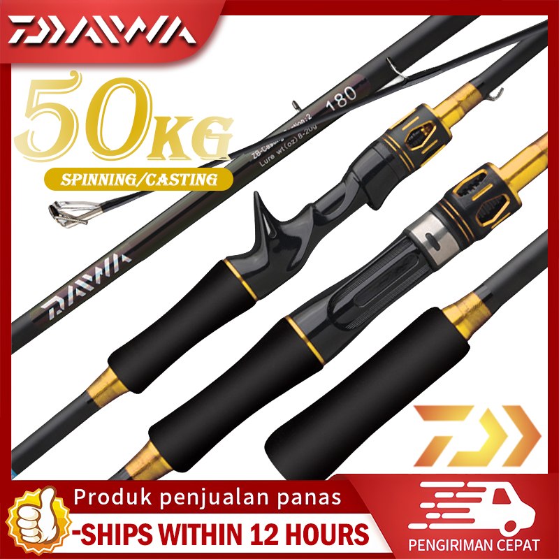 Jual DAIWA【Indonesia Spot】Solid Carbon Spinning Rod Casting Rod Ultralight Rod Jual joran ...