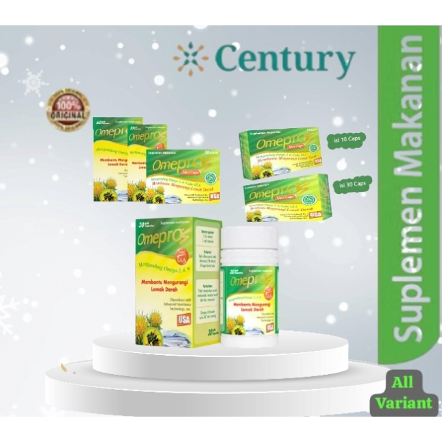 Jual Omepros 30 & 60 Soft Kapsul / Suplemen / Omega 3 / Kolesterol ...