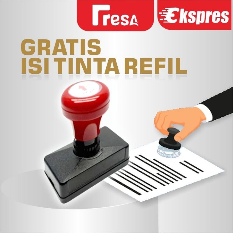 Jual Stempel/Flash Otomatis Cetak Ekspres Ukuran standart dokumen Perlengkapan Kantor Stationery ...