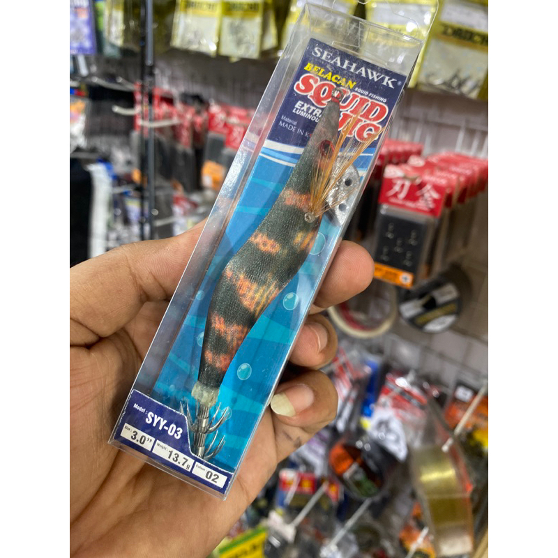 Jual SEAHAWK BALACAN SQUID JIG 3.0/13.7g | Shopee Indonesia