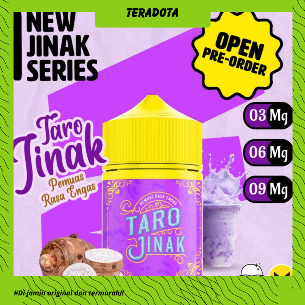 Jual JINAK SERIES NEW FLAVOUR TARO JINAK LIQUID FREEBASE 60ML BY KOKO ...