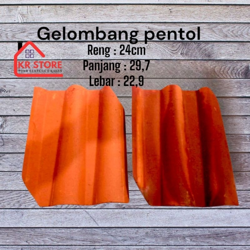 Jual GENTENG RENG 24cm ATAP GENTENG TRADISIONAL GENTENG KARANG PENANG ...