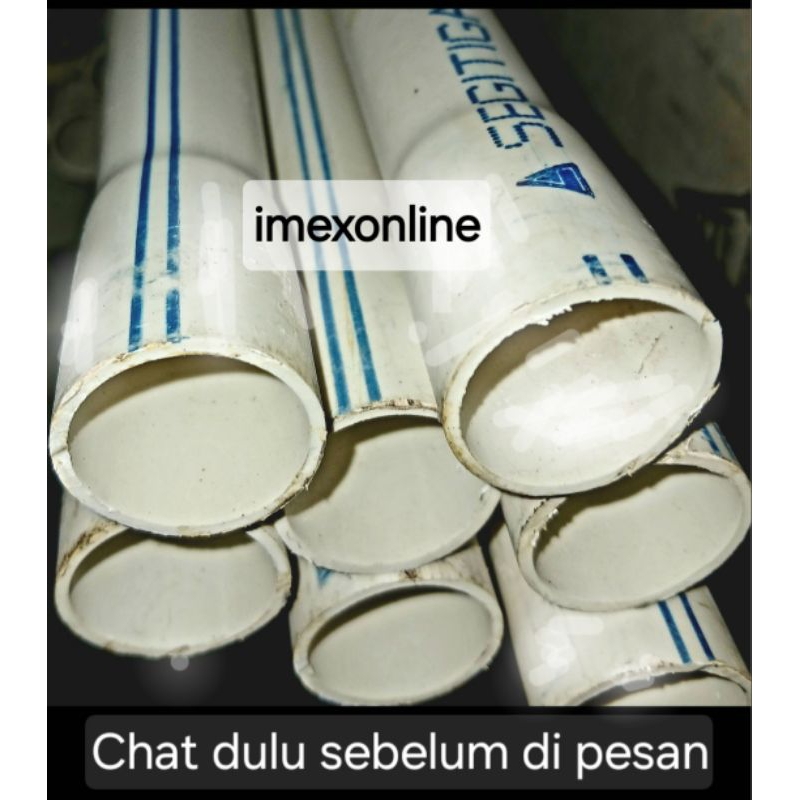 Jual Pipa PVC merek "SEGITIGA - SLG Type AW & D ukuran 8 in | Shopee ...