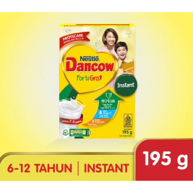 Jual Nestle Dancow Fortigro Instant Susu Bubuk Susu Anak Instan 195 ...